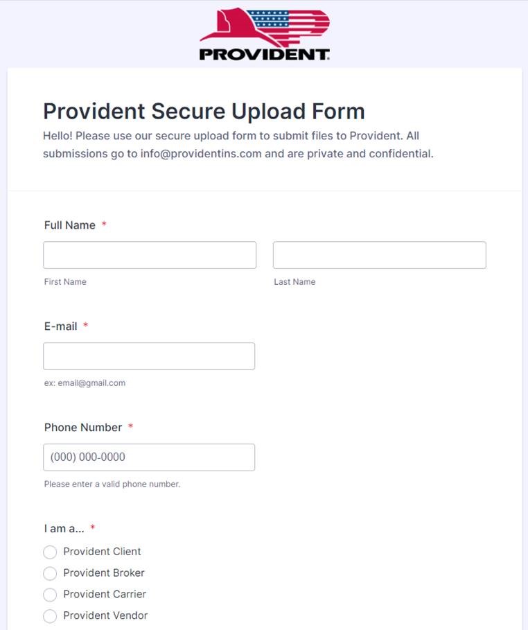 Provident's Secure File Upload - New Feature - Provident Provident's Secure File Upload - New Feature - Provident